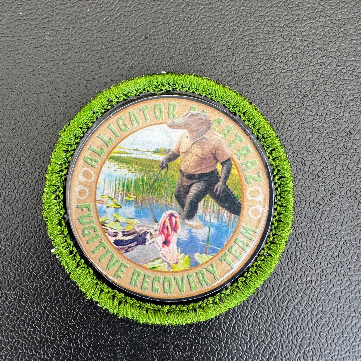 Alligator Alcatraz Fugitive Recovery Team Hybrid Print/Embroidered Tactical Morale Patch | www ...