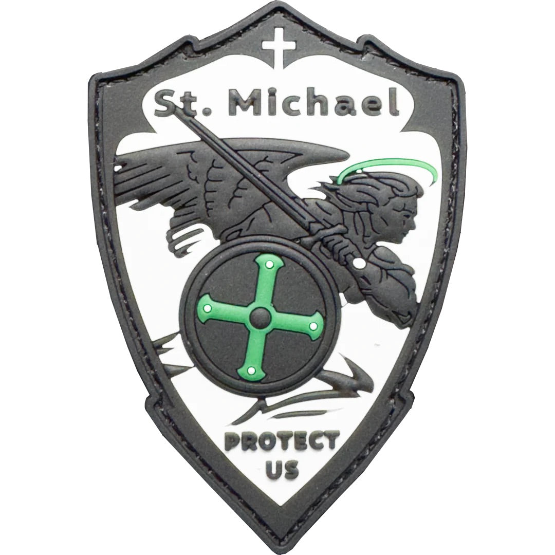 Saint Michael Patch St. Michael Patron Saint Police Military Protect Us ...