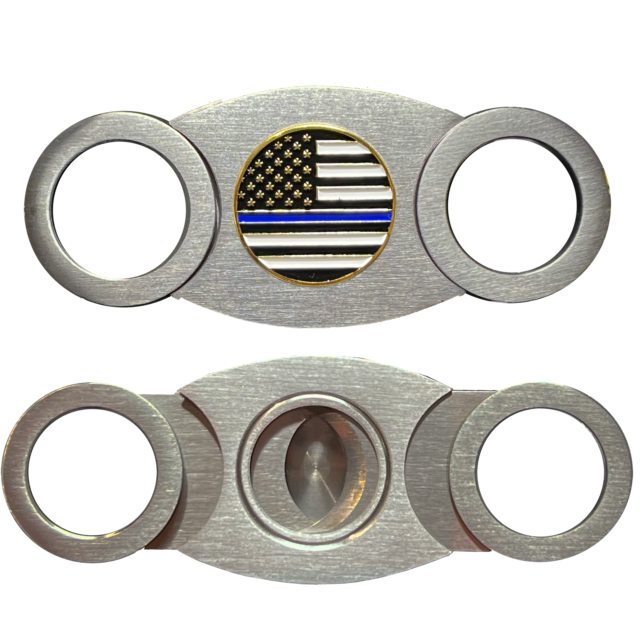 THIN BLUE LINE Cigar Cutter NYPD LAPD CPD FBI CBP SWAT BPD police CTR ...