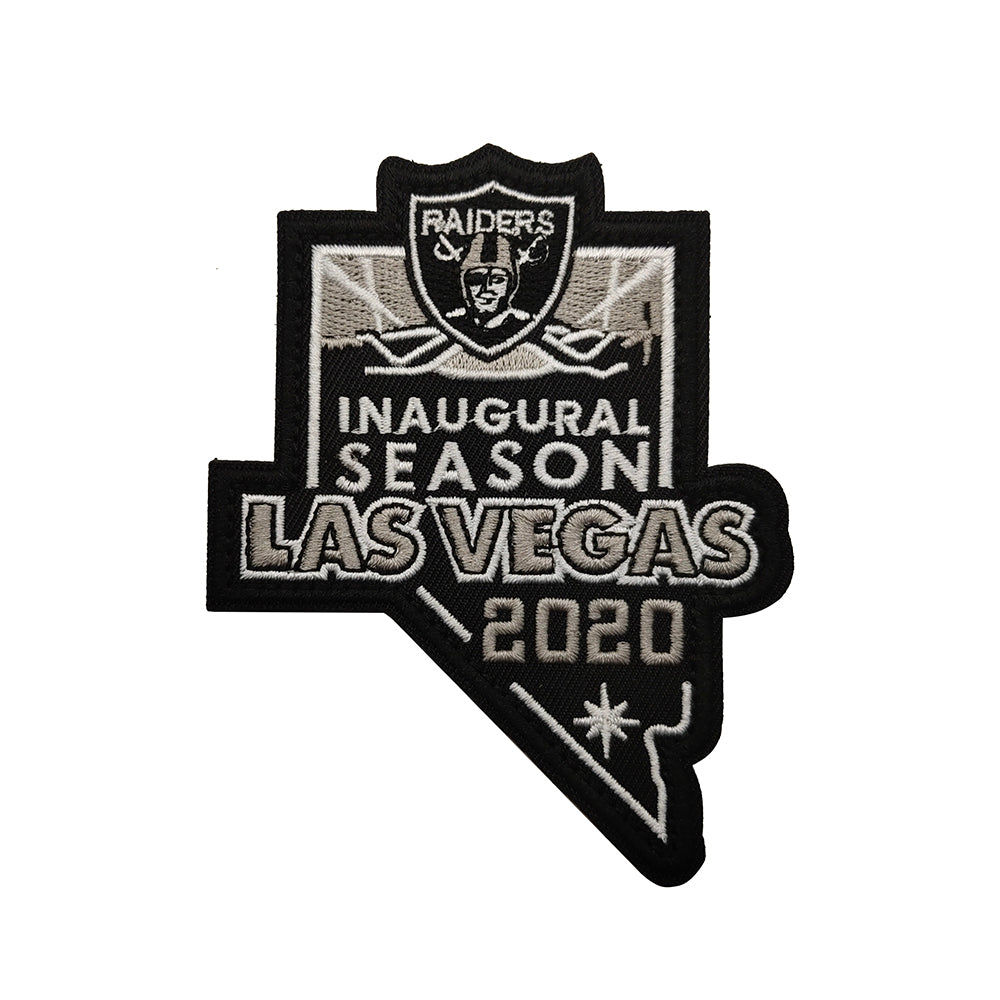 Las Raiders Vegas Inaugural Season 2020 State Embroidered Tactical Hook ...