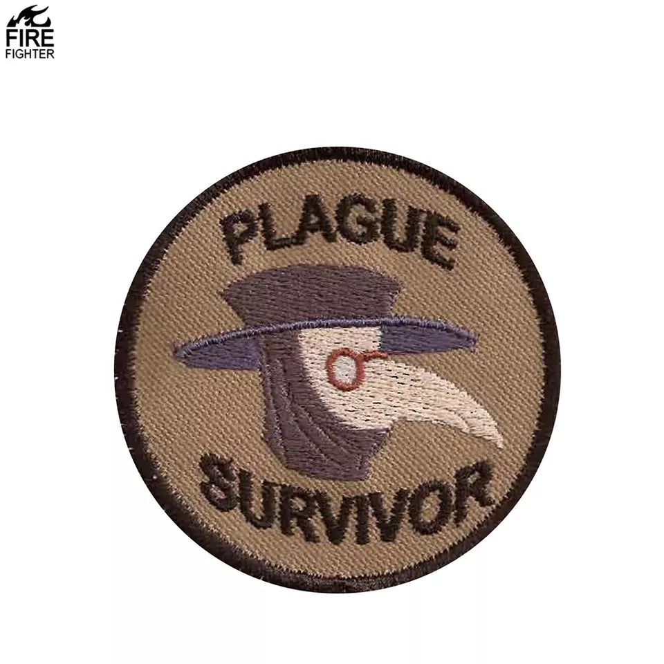 Parody Plague Survivor Doctor Tactical Patch Army Marines Morale Hook ...