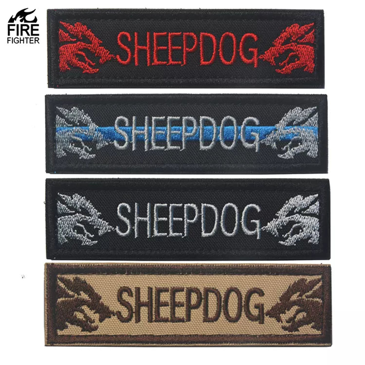 Sheepdog Protector Embroidered Hook and Loop Tactical Morale Patch FREE ...