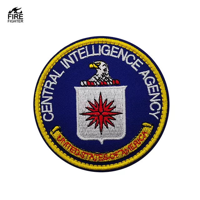 CIA Central Intelligence Agency Embroidered Hook and Loop Patch FREE ...