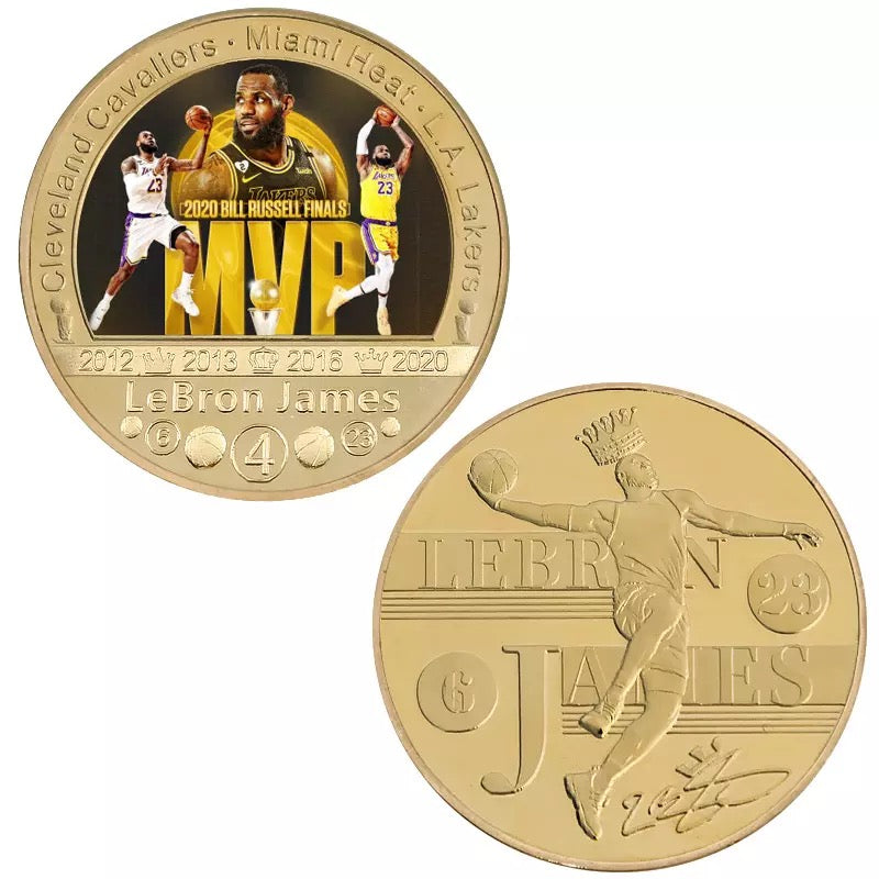 King James 23 Lebron Challenge Coin #2 of 5 Great Starter Coin for Kids ...