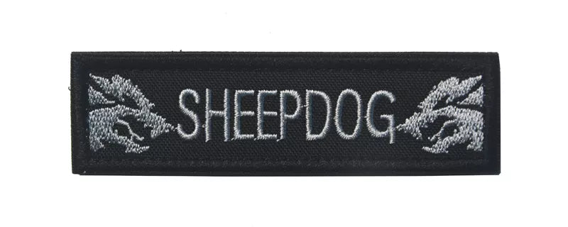 Sheepdog Protector Embroidered Hook and Loop Tactical Morale Patch FREE ...
