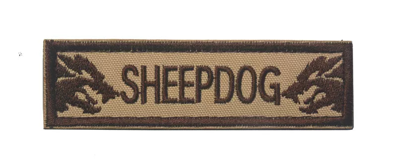 Sheepdog Protector Embroidered Hook and Loop Tactical Morale Patch FREE ...