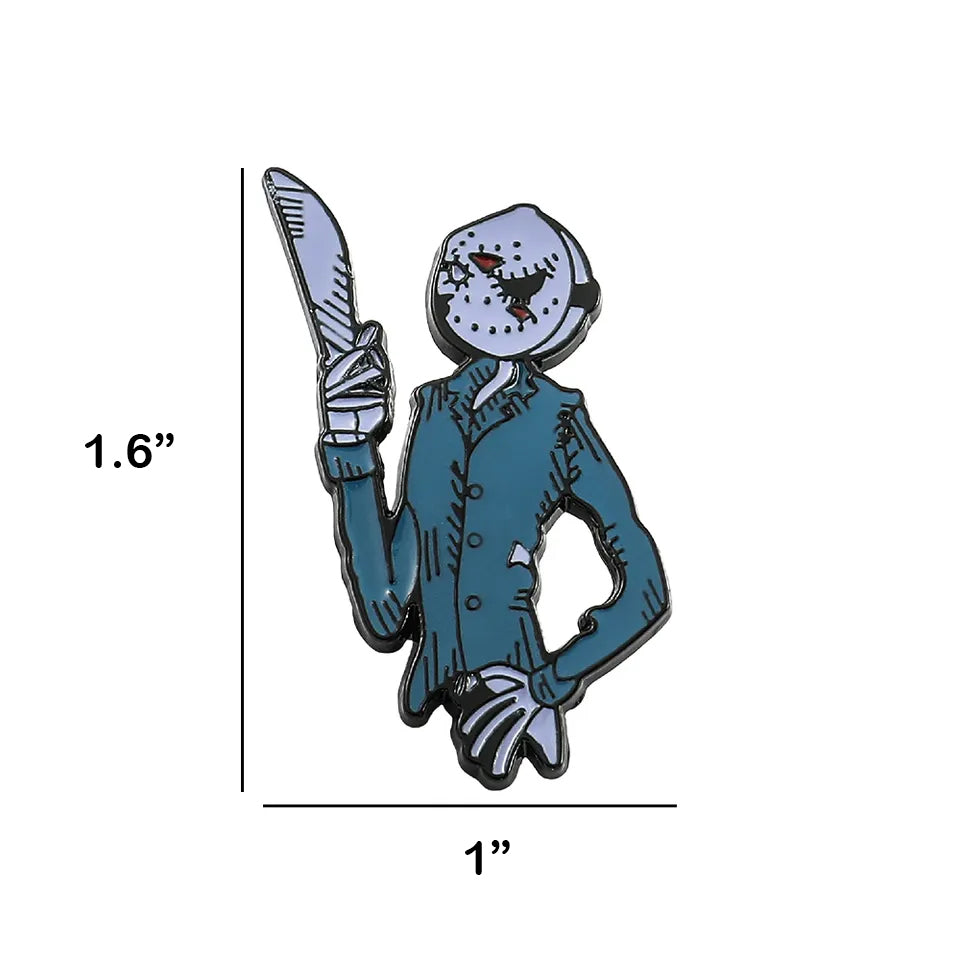Mashup Skellington Jason Jack Vorhees Enamel Pin FREE USA SHIPPING ...