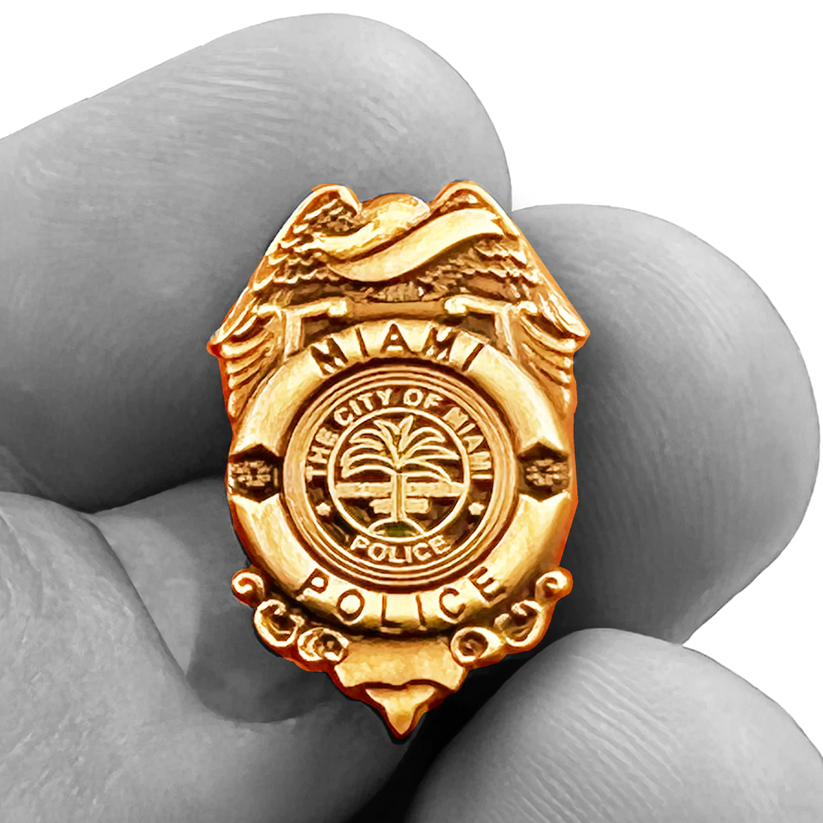 City of Miami Police Officer Lapel Pin PBX-002-A P-161 | www ...